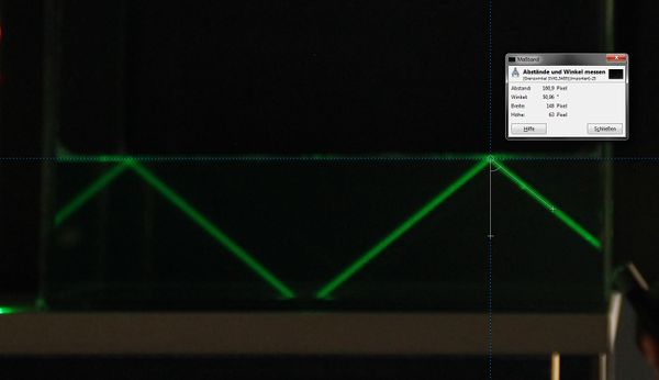 Totalreflexion am Übergang Wasser/Luft – PhySX - Physikalische ...